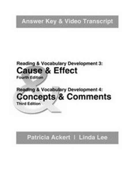 Cause & Effect Concepts & Comments 3/E | - 교보문고