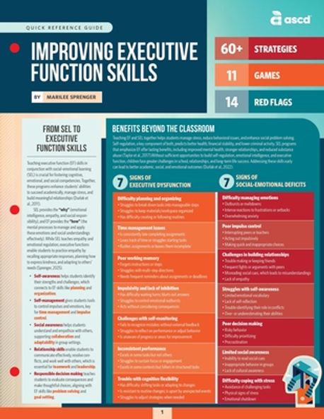 Improving Executive Function Skills (Quick Reference Guide) | Sprenger ...