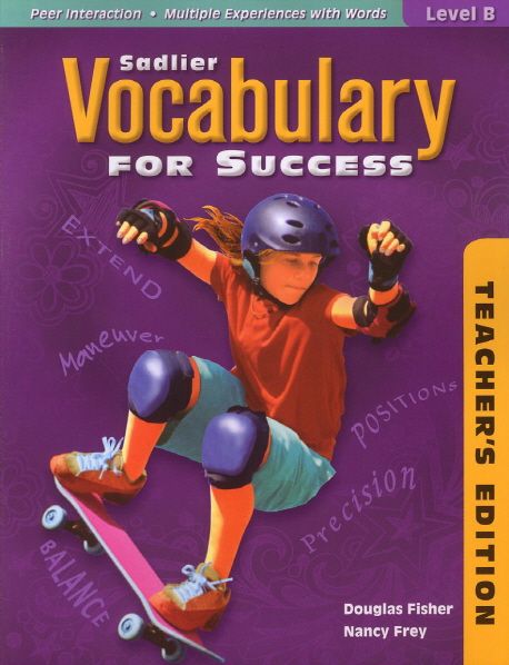 Sadlier Vocabulary for Success Teacher s Edition Level B | Douglas ...