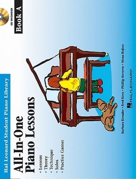 All-in-one Piano Lessons Book a : Lessons, Theory, Technique, Solos ...