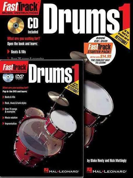 FastTrack Drums 1 [With CD (Audio) and DVD] | Neely, Blake/Mattingly ...