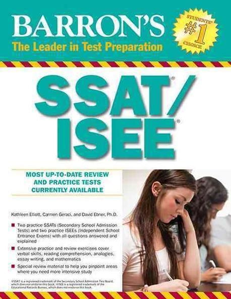 Barron's SSAT/ISEE | Kathleen J. Elliott, M. A./ Carmen Geraci, M. A ...