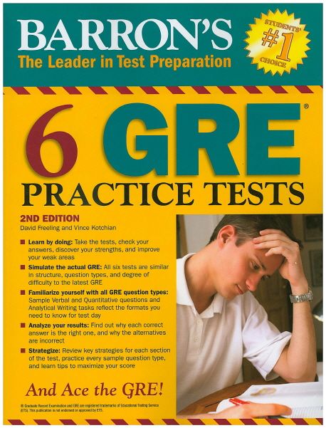 6 GRE Practice Tests | David Freeling - 교보문고