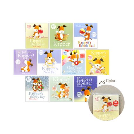 Kipper Collection 10 Books Set in a Bag Children Gift Pack (영국판) | Mick ...