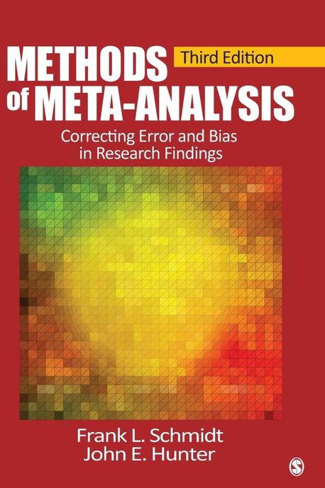 Methods of Meta-Analysis | Frank L Schmidt & John E Hunter - 교보문고