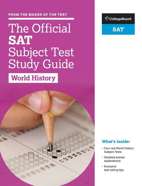 The Official SAT Subject Test in Study Guide: World History | College ...