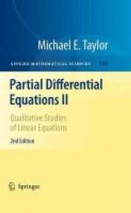Partial Differential Equations II | Taylor, Michael E. - 교보문고