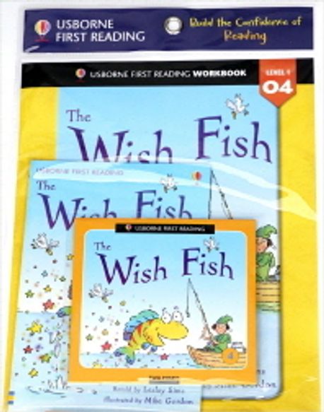 Usborne First Reading Workbook Set 1-4 : The Wish Fish (with CD) | Lesley Sims - 교보문고