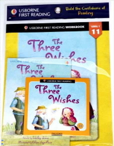 Usborne First Reading Workbook Set 1-11 : The Three Wishes (with CD) | Lesley Sims - 교보문고