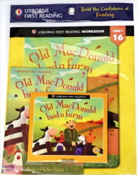 Usborne First Reading Workbook Set 1-16 : Old MacDonald Had a Farm (with CD) | Ben Mantle - 교보문고