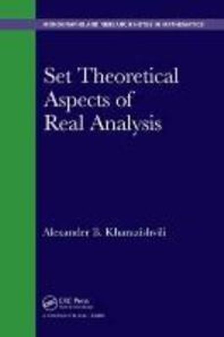 Set Theoretical Aspects of Real Analysis | Kharazishvili, Alexander B ...