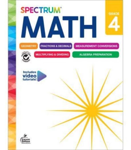 Spectrum Math Workbook, Grade 4 | Spectrum - 교보문고