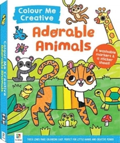 Colour Me Creative: Adorable Animals | Hinkler Pty Ltd - 교보문고