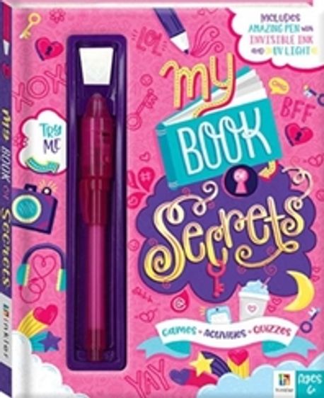 My Secret Book of Stuff (refresh) UK Invisible Ink Only | Hinkler Pty ...