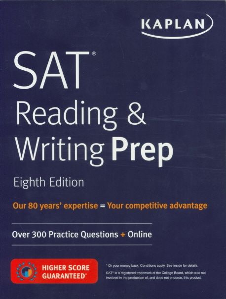 SAT Reading ＆ Writing Prep | Kaplan Test Prep - 교보문고