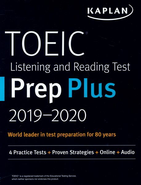 TOEIC Listening and Reading Test Prep Plus 2019-2020 | Kaplan Test Prep ...