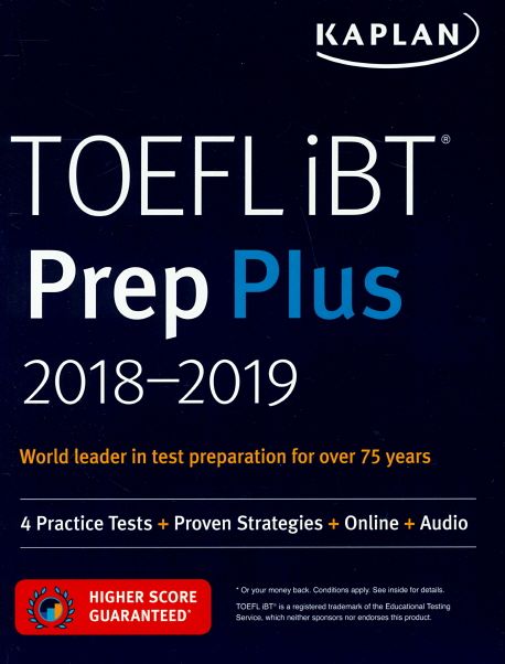 TOEFL IBT PREP PLUS 2018-2019(SET) | Kaplan Test Prep - 교보문고