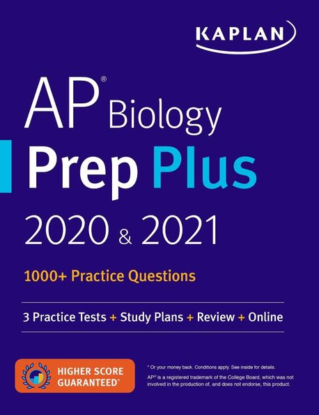 AP Biology Prep Plus 2020 & 2021 | Kaplan Test Prep - 교보문고