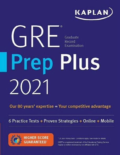 GRE Prep Plus 2021(Paperback)(Paperback) | Kaplan Test Prep - 교보문고