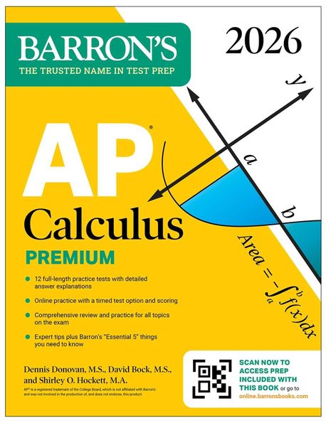AP Calculus Premium, 2026 | Barron's Educational Series 편집부 - 교보문고
