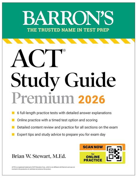 ACT Study Guide Premium, 2026 | Barron's Educational Series - 교보문고