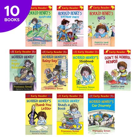 Horrid Henry Early Readers Shrinkwrap Set (10 Book) | Francesca Simon ...
