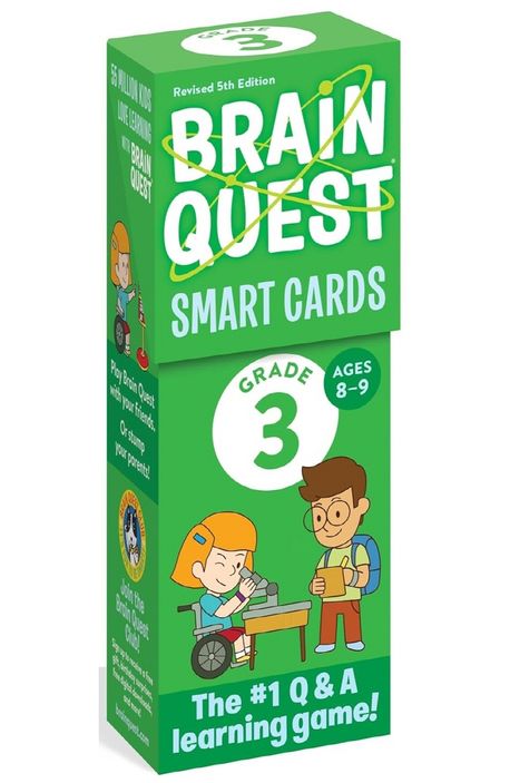 Brain Quest 3rd Grade Smart Cards Revised 5th Edition | Workman ...
