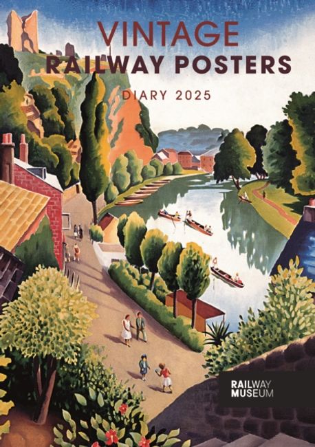 Vintage Railway Posters National Railway Museum A5 Diary 2025 ...