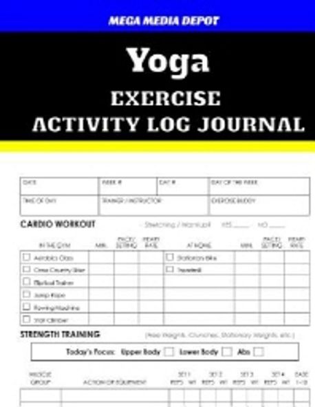 Yoga Exercise Activity Log Journal | Depot, Mega Media - 교보문고