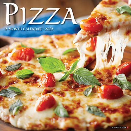 Pizza 2025 12 X 12 Wall Calendar | Willow Creek Press - 교보문고