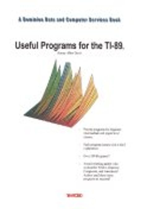 Useful Programs for the Ti-89 | Davis, Jimmy Allen - 교보문고