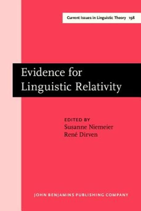 Evidence for Linguistic Relativity | Niemeier, Susanne (Edt)/ Dirven ...