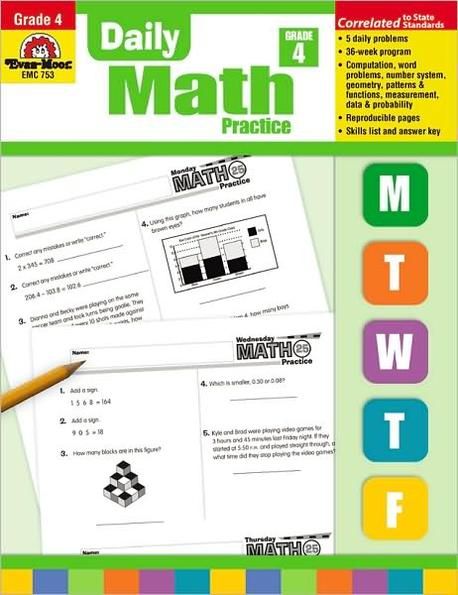 Daily Math Practice, Grade 4 | Tuttle, Wes - 교보문고