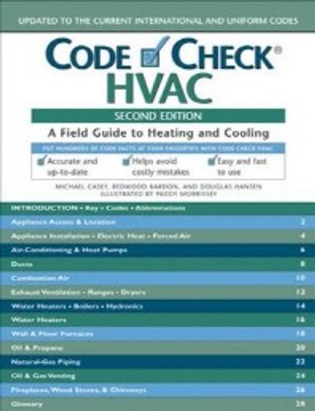 Code Check HVAC, 2/e : A Field Guide to Heating and Cooling | Casey ...