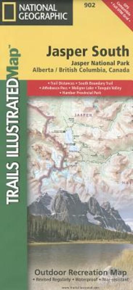 Jasper South [Jasper National Park] | National Geographic Maps - Trails ...