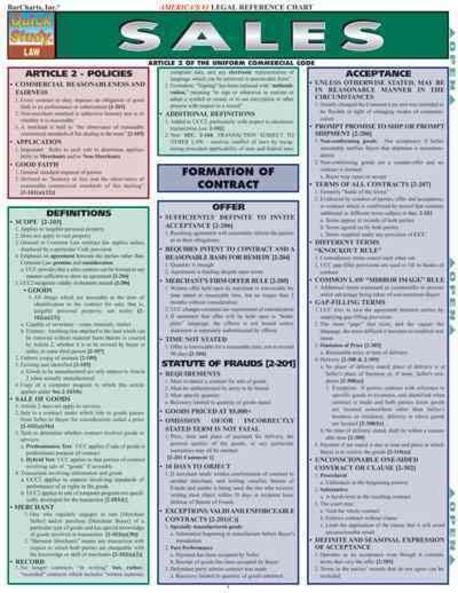 Sales Laminate Reference Chart | BarCharts Inc/ / - 교보문고