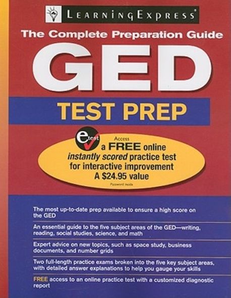 GED Test Prep [With Free Online Practice Test Access Code] | Learning ...