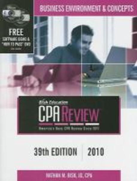CPA Comprehensive Exam Review, 39/e : Business Environment and Concepts | Bisk, Nathan M. - 교보문고