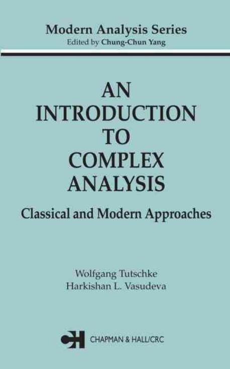 Introduction To Complex Analysis | Tutschke, Wolfgang/ VASUDEVA, HARKISHAN L./ VASUDE - 교보문고