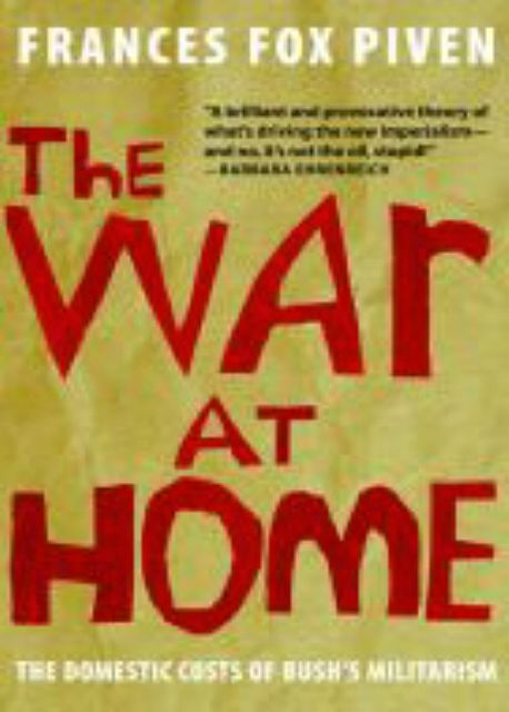 The War at Home | Piven, Frances Fox - 교보문고