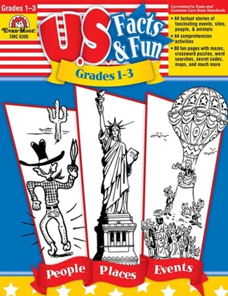 U.S. Facts & Fun, Grades 1-3 | Evan-Moor Educational Publishing - 교보문고