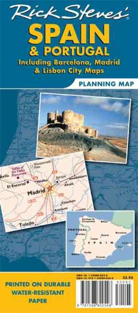 Rick Steves' Spain and Portugal Planning Map | Steves, Rick - 교보문고
