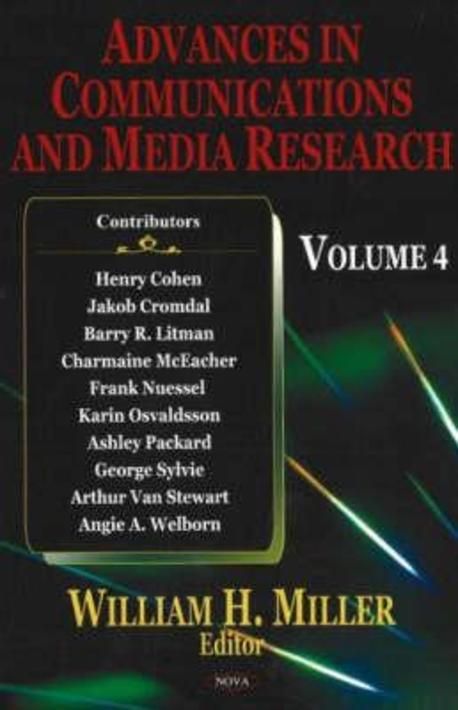 Advances in Communications and Media Research, 4 | Miller, William H ...