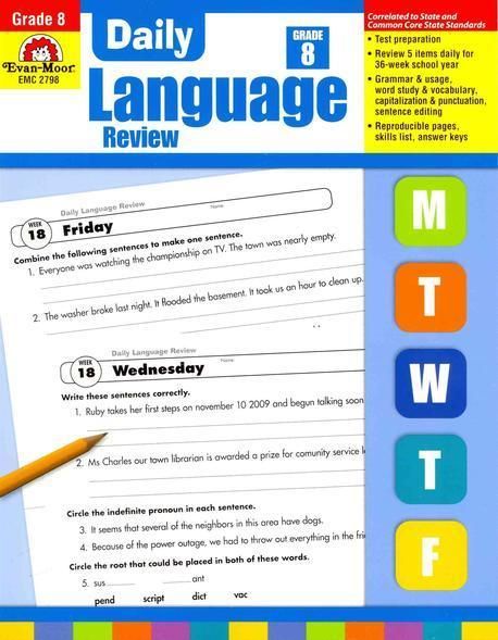 Daily Language Review Grade 8 | Longshaw, Robin - 교보문고
