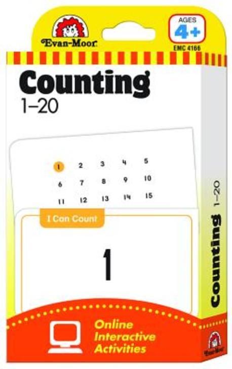 EM 4166 Flash Cards: Counting 1-20 | Moor, Evan - 교보문고