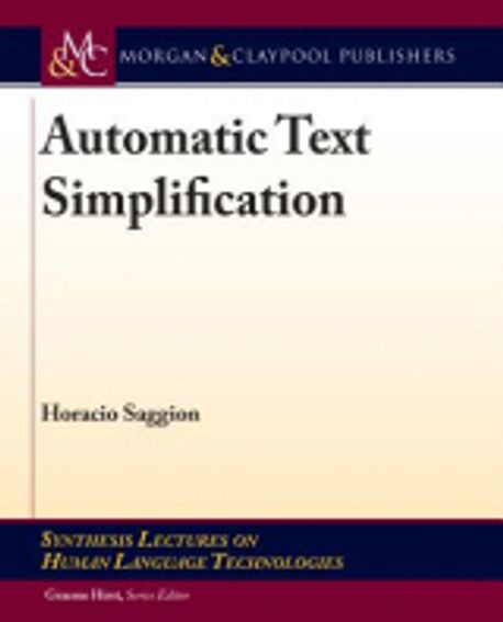 Automatic Text Simplification | Saggion, Horacio - 교보문고