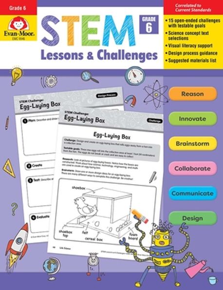 Stem Lessons and Challenges, Grade 6 | Evan-Moor - 교보문고