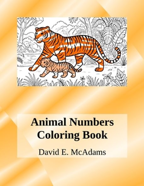 Animal Numbers Coloring Book | McAdams, David E. - 교보문고