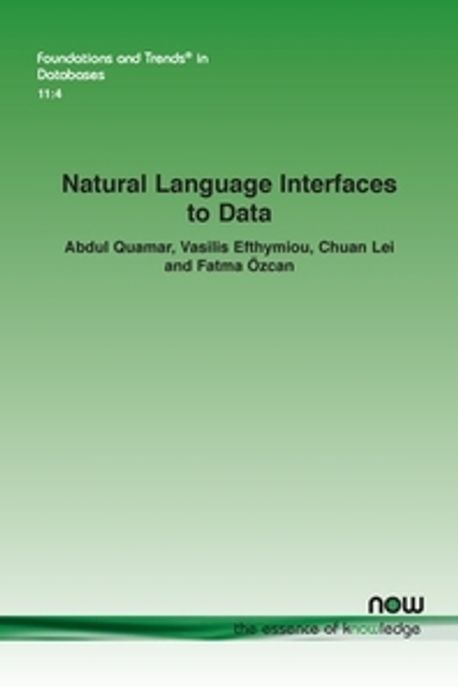 Natural Language Interfaces to Data | Abdul Quamar - 교보문고