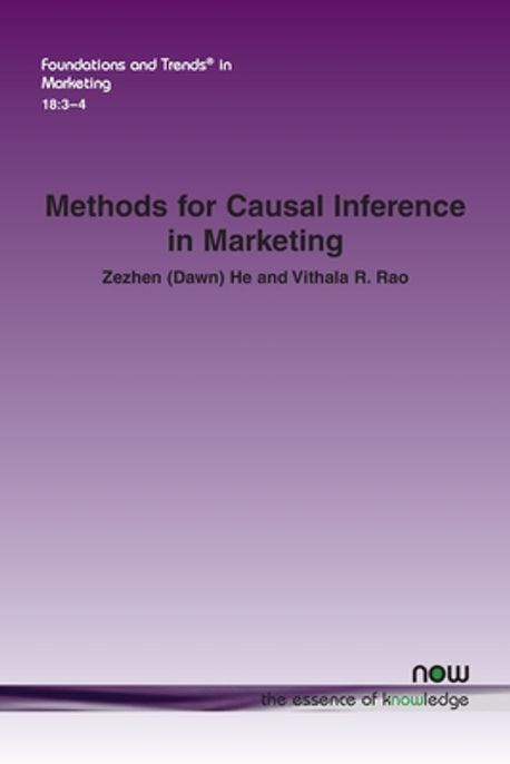 Methods for Causal Inference in Marketing | He - 교보문고